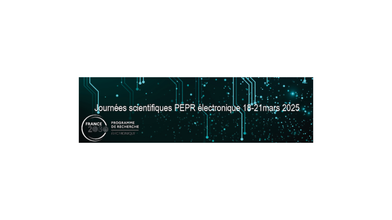 Journées scientifiques annuelles du PEPR électronique | CNRS Physique